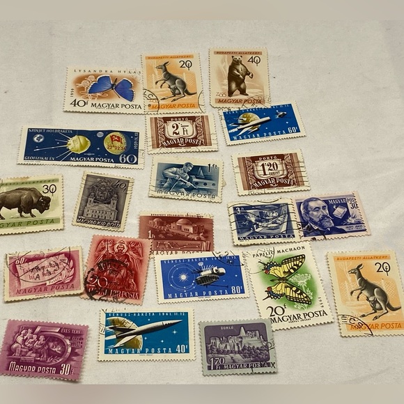Art | Vintage Stamp Collection From Hungry | Poshmark
